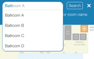 3-route-inside-map-indoor-search - Event Technology by ATIV Software